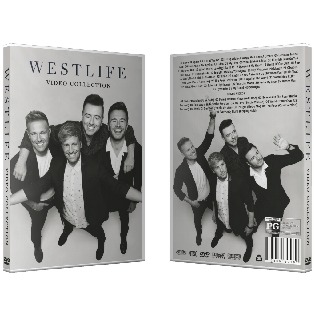 DVD WESTLIFE - VIDEO COLLECTION (fan made) | Shopee Brasil