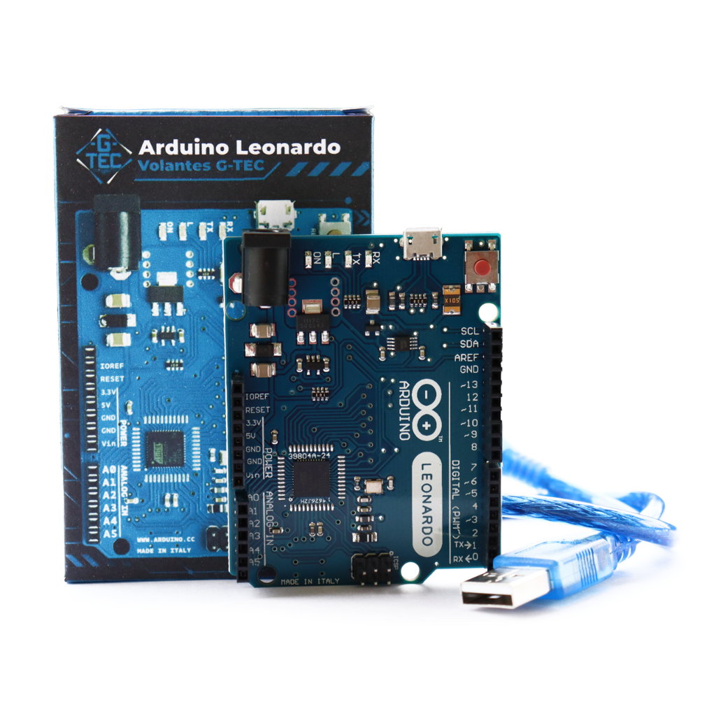 Arduino Leonardo aTmega32u4 | Preparado para Volante Caseiro | G-TEC | Shopee Brasil