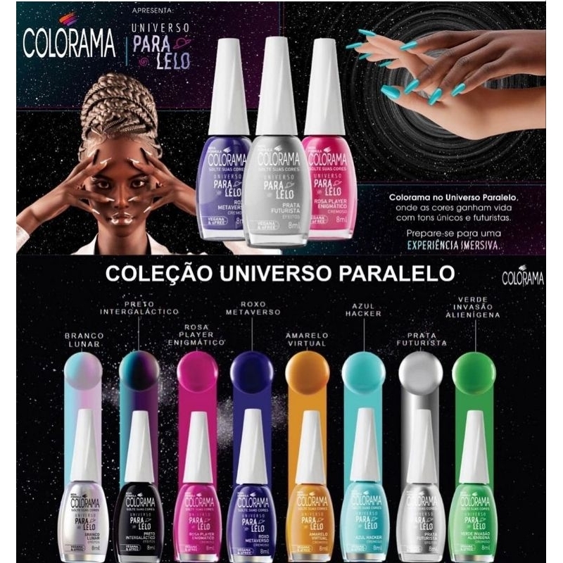 Nova Coleção de Esmaltes Colorama Universo Paralelo 2024 | Shopee Brasil