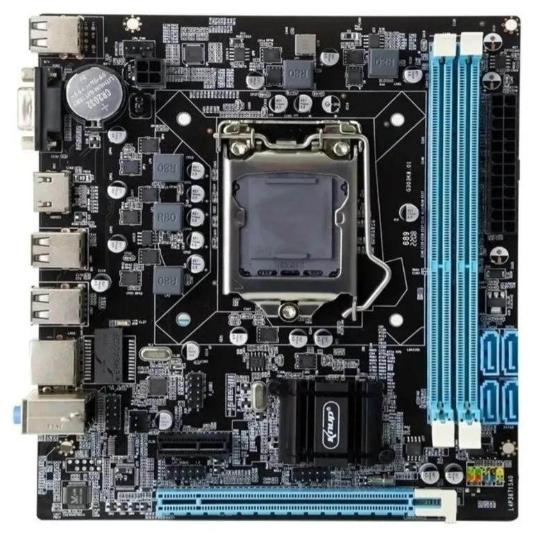 Placa Mãe H61 Ddr3 Hdmi Lga 1155 / Processador Core I3 I5 I7 Cor Preto (h61 | Shopee Brasil