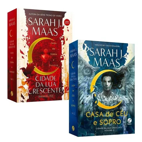 Kit: Cidade da Lua Crescente 2 Volumes - Casa de Terra e Sangue (vol 1) e Casa de Céu e Sopro ...