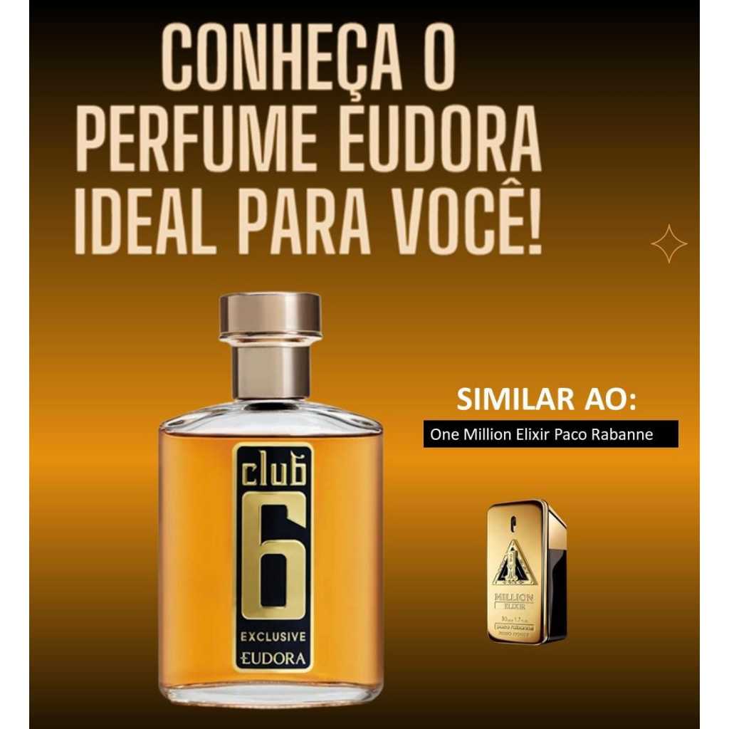 Club 6 Exclusive - Desodorante Colônia Eudora com 95 ml original | Shopee Brasil
