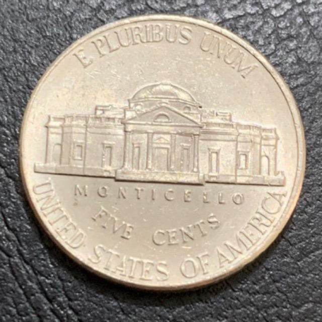 Moeda dos Estados Unidos five cents de dólar | Shopee Brasil
