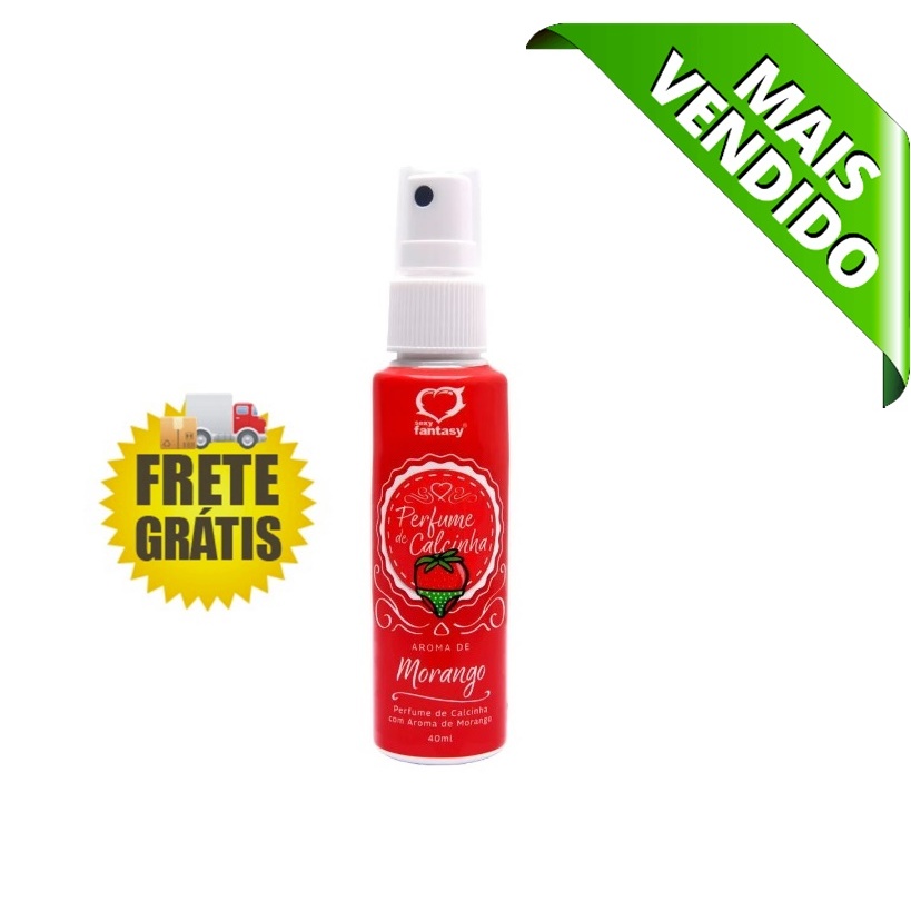 Perfume de Calcinha Fragancia MORANGO Sexy Fantasy - SEX SHOP | Shopee Brasil