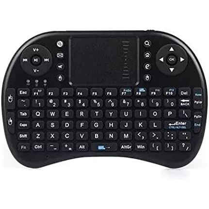 Mini Teclado Wireless Keyboard com Touchpad Com Led Usb Android Console ...