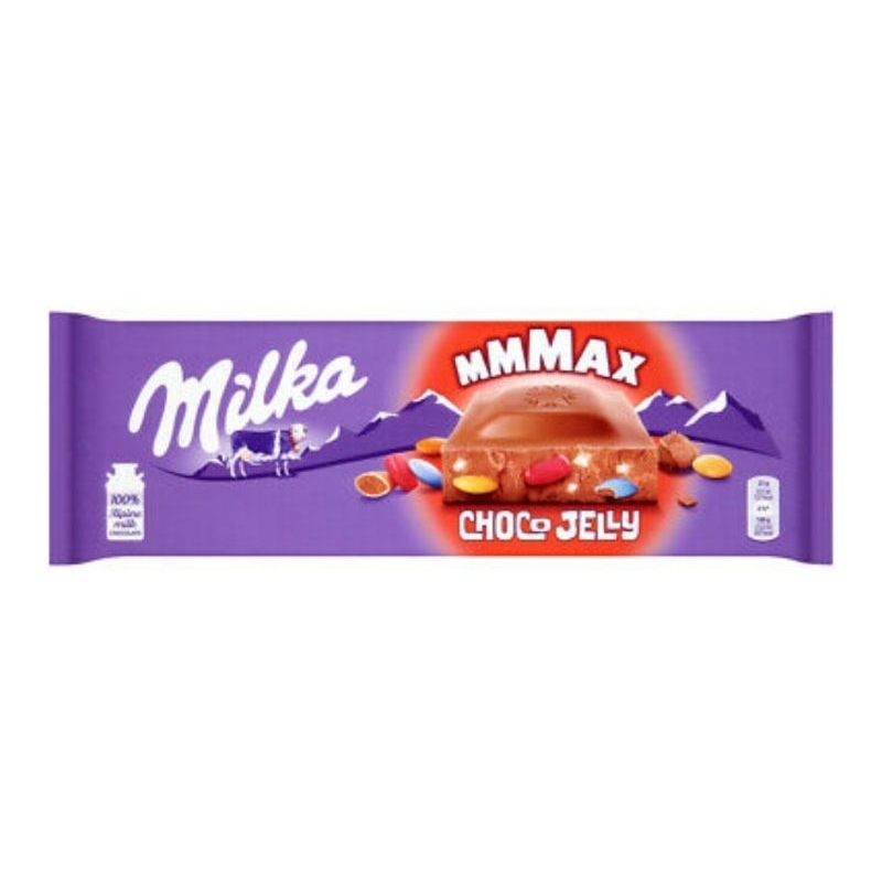 Barra de Chocolate Milka Choco Jelly - 250g - Importado | Shopee Brasil