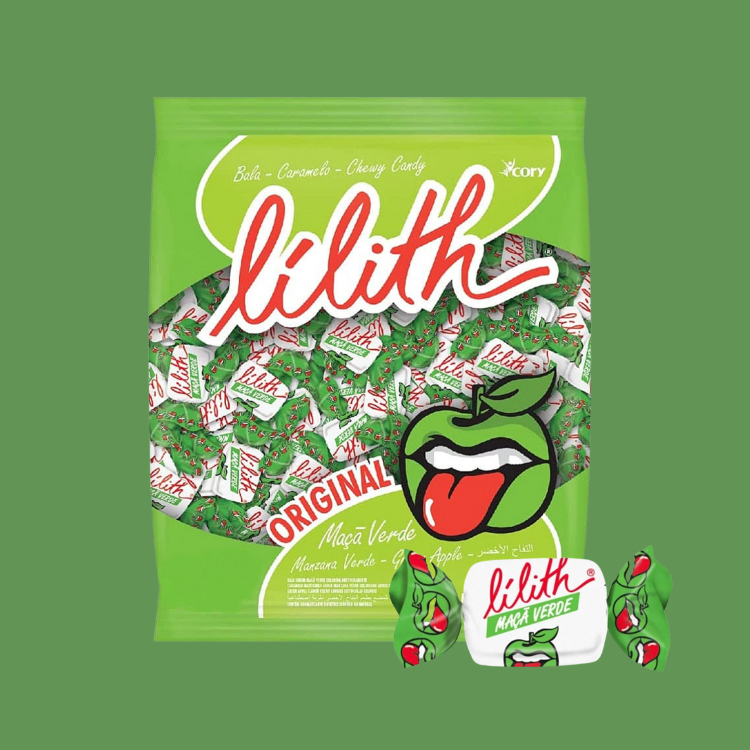 Bala Mastigável Lilith Maça Verde 500g | Shopee Brasil