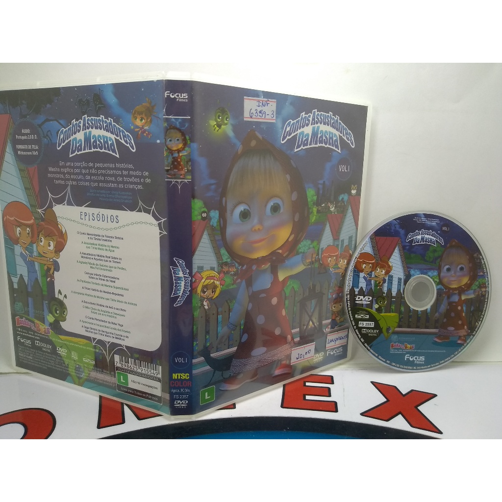 Dvd Contos Assustadores Da Masha - Vol.1 | Shopee Brasil