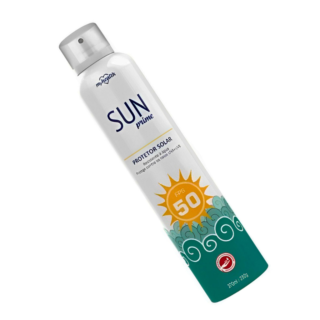PROTETOR SOLAR SPRAY 50 FPS SUN PRIMER 370ML - MY HEALTH | Shopee Brasil