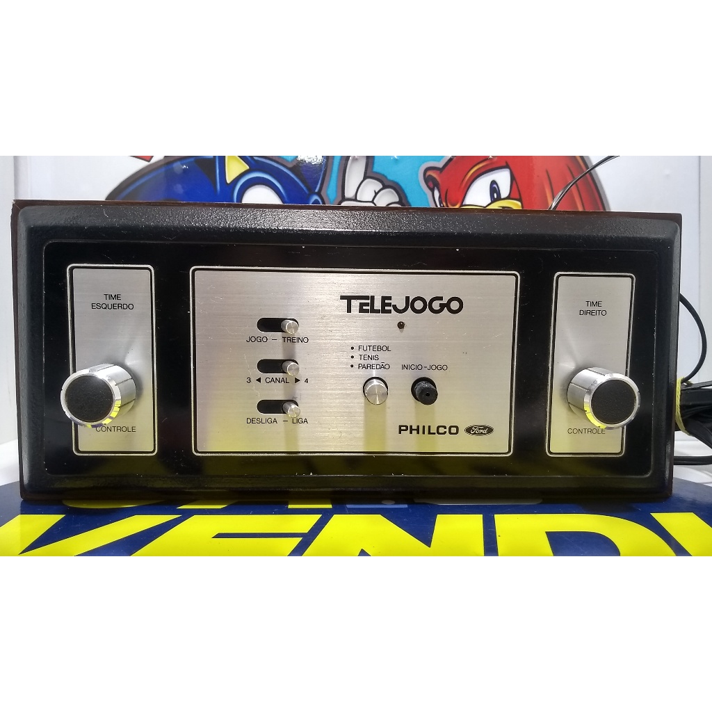 Telejogo Philco Ford videogame tele-jogo | Shopee Brasil