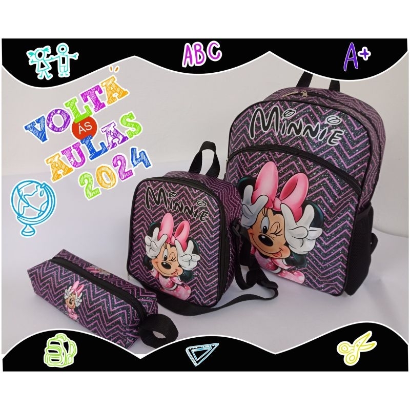 Minnie mouse kit escolar | Shopee Brasil