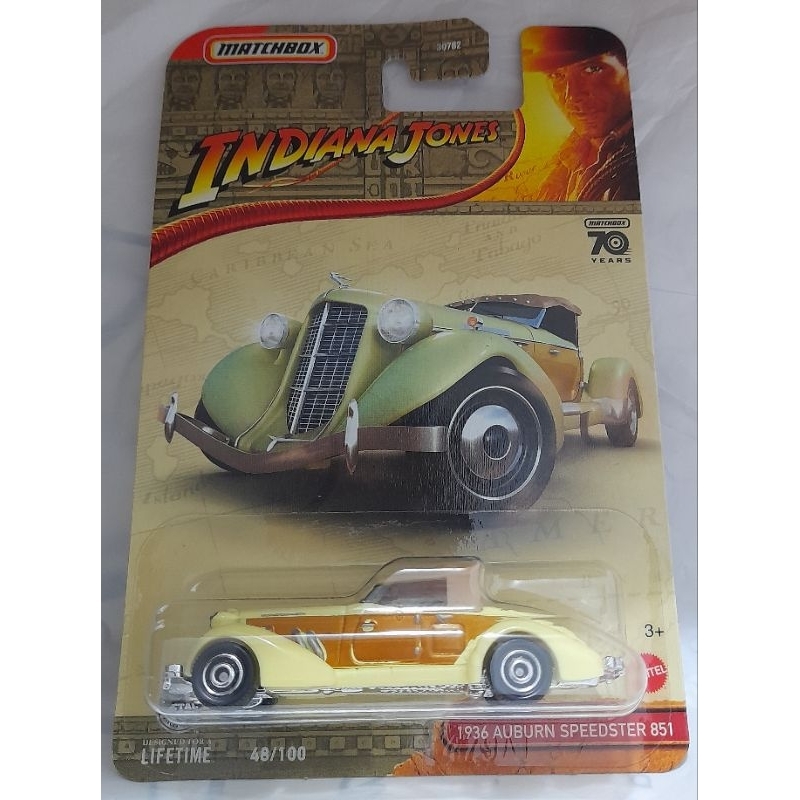 matchbox 1936 Auburn speedster 851 - Indiana Jones | Shopee Brasil