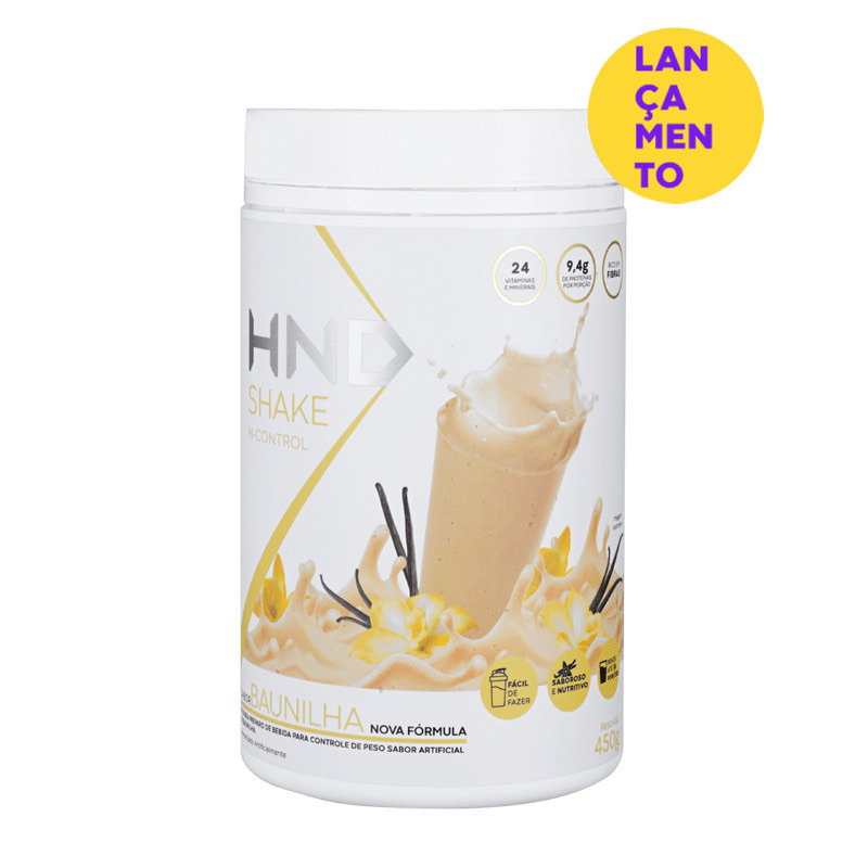 Shake Hinode Sabor Baunilha HND 450g (lacrado e original) | Shopee Brasil