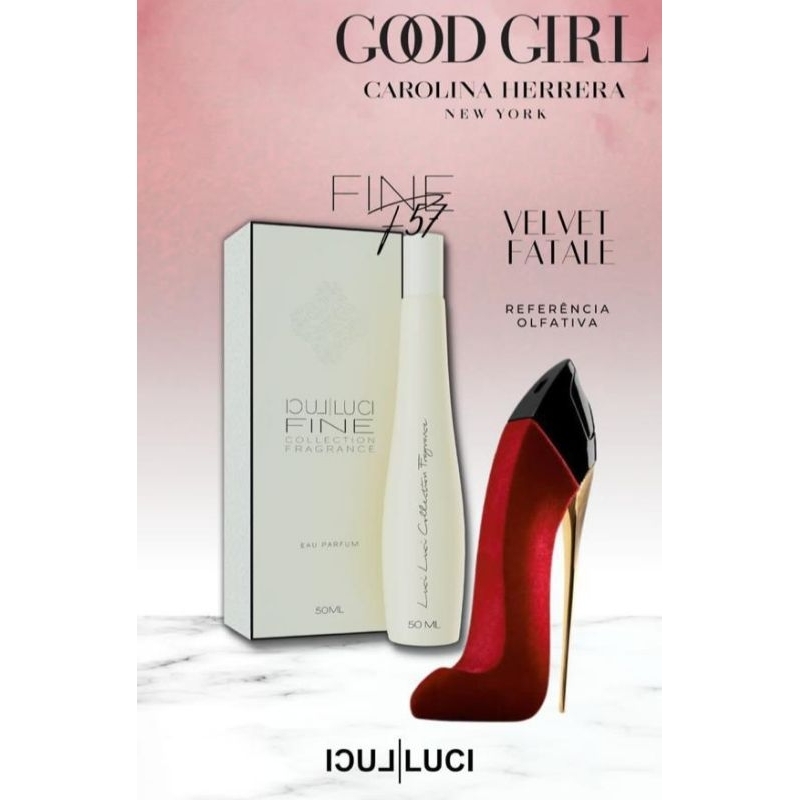 PERFUME IMPORTADO Good Girl Velvet Fatale F57 / Luci Luci (50ml ...