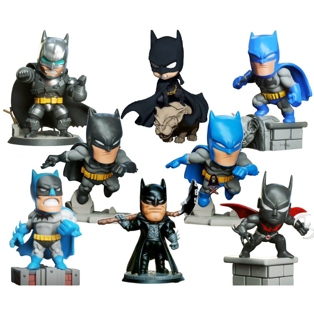 Batman DC Chibi Nendoroid 10cm Figure Action | Shopee Brasil