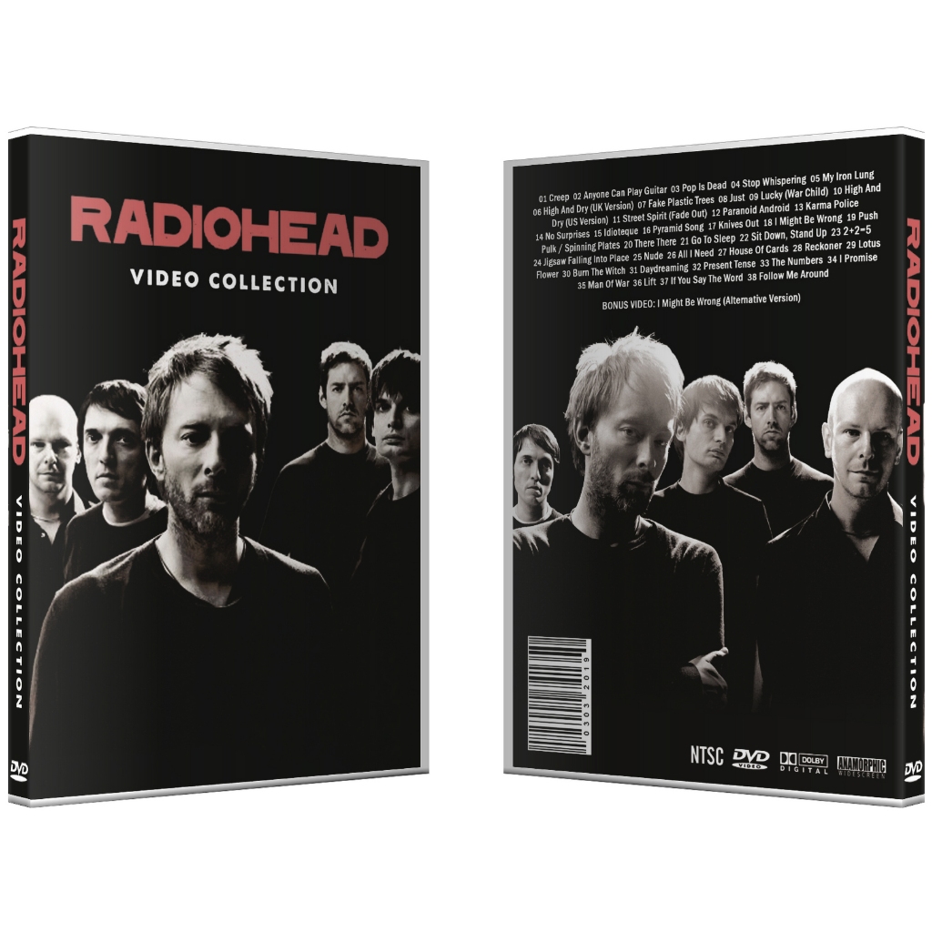 DVD RADIOHEAD - VIDEO COLLECTION (fan made) | Shopee Brasil