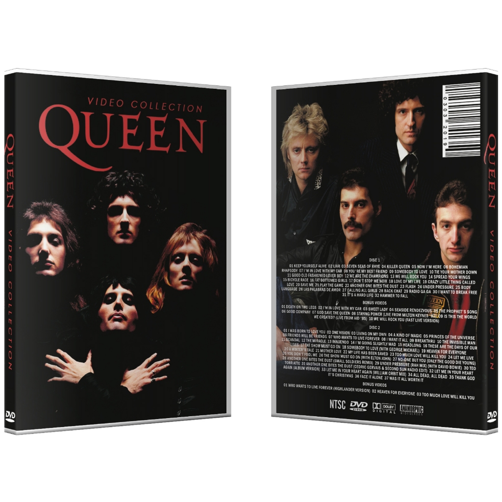 DVD QUEEN - VIDEO COLLECTION (fan made) | Shopee Brasil