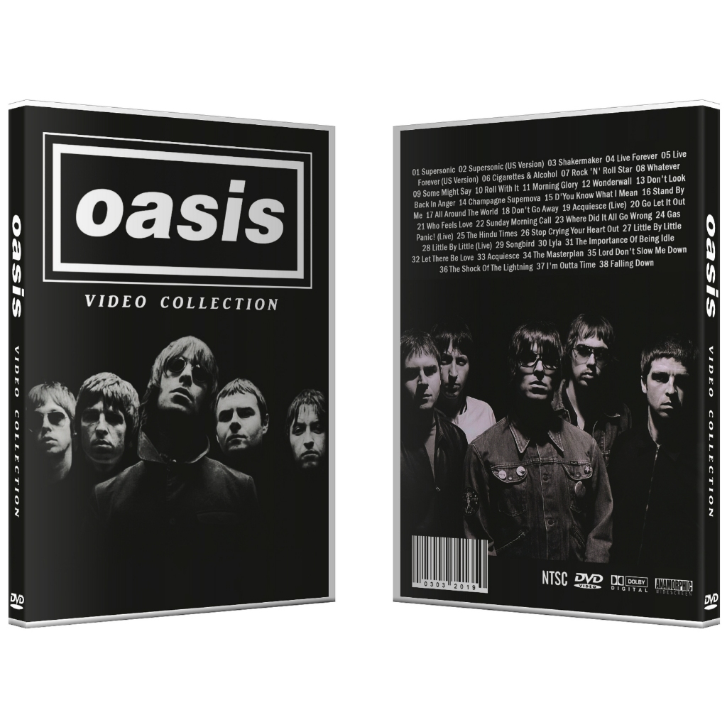 DVD OASIS - VIDEO COLLECTION (fan made) | Shopee Brasil