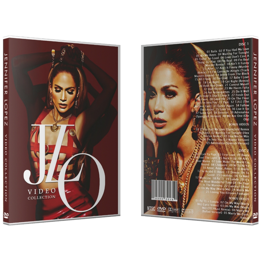 DVD JENNIFER LOPEZ - VIDEO COLLECTION | Shopee Brasil