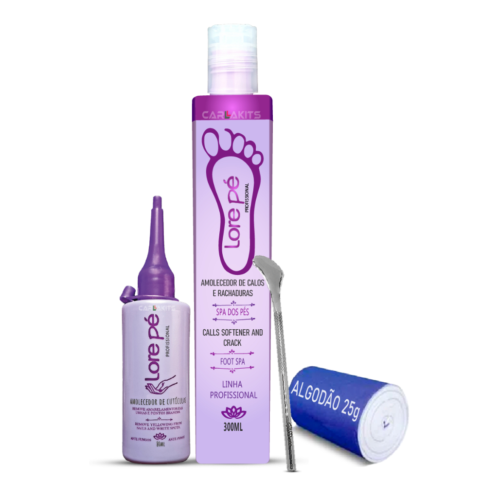 Lorepé Amolecedor De Calos E Rachaduras E Cutículas | Shopee Brasil