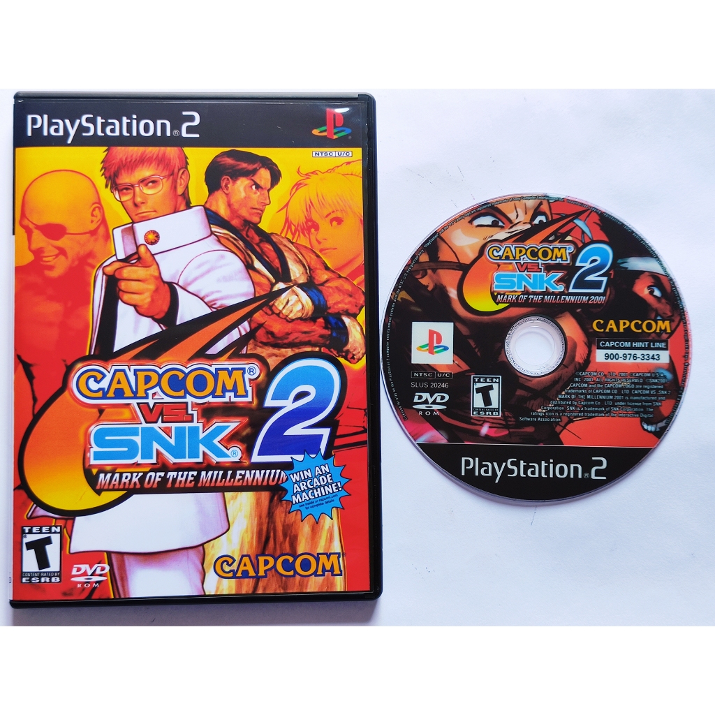 Capcom vs. SNK 2 - Mark of the Millennium 2001 (USA) para ps2 | Shopee ...