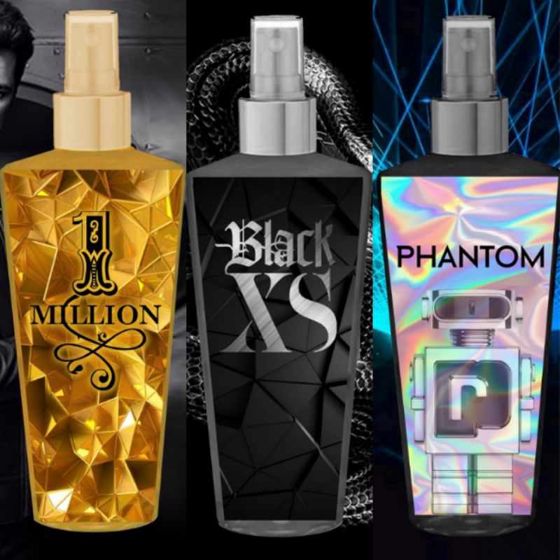 kit 3 Body Splash Masculinos 300ml cada | Shopee Brasil