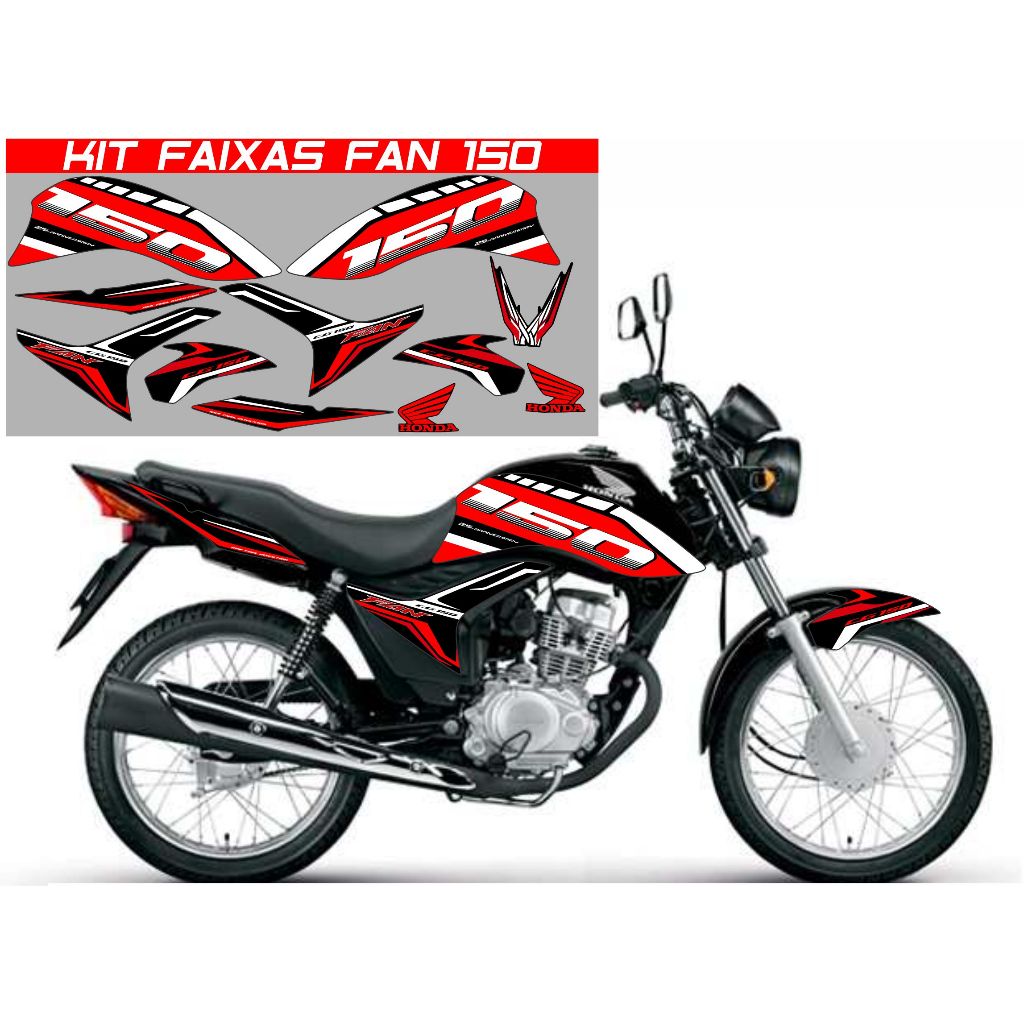 KIT FAIXAS FAN 150 ESPECIAL DE ANIVERSÁRIO | Shopee Brasil