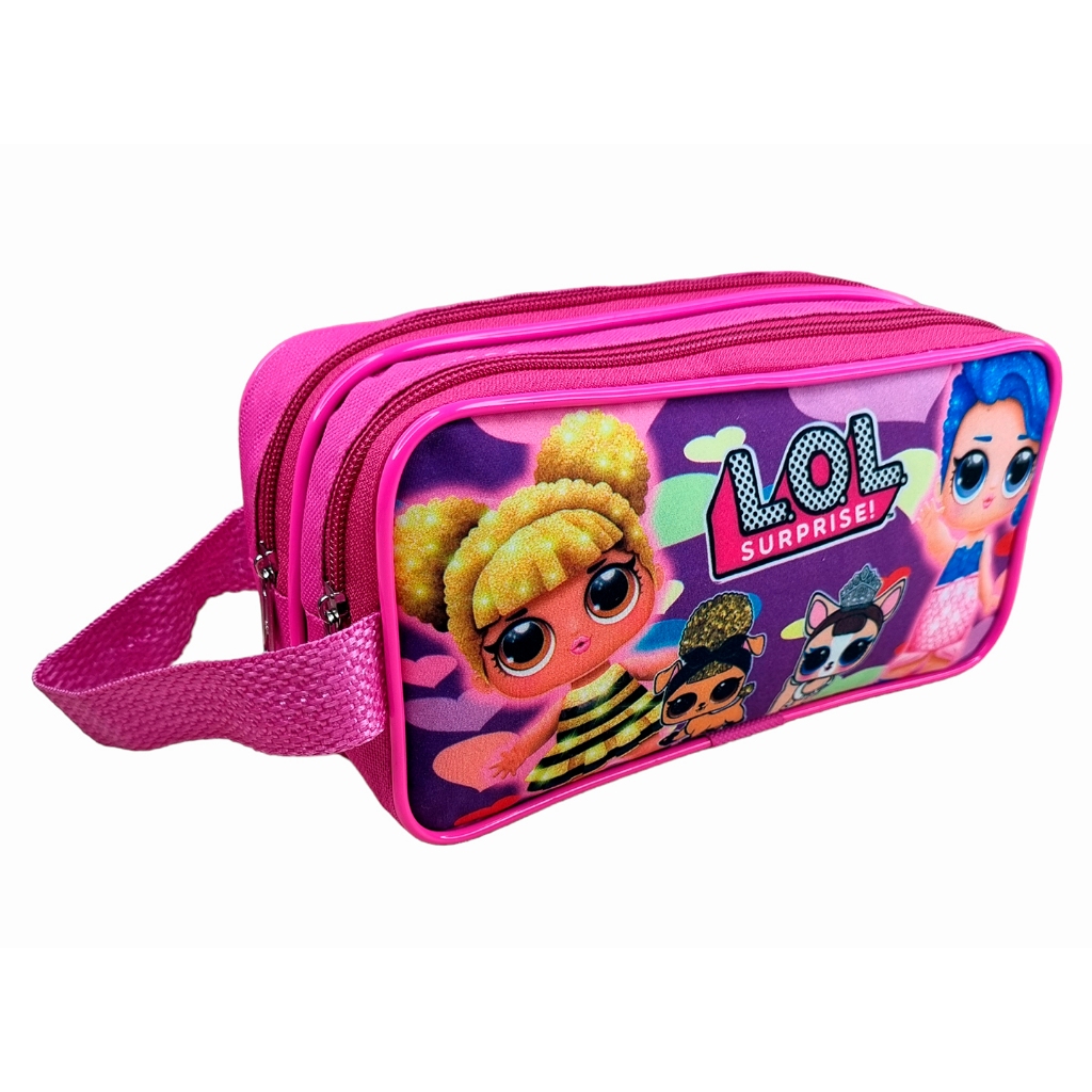 ESTOJO ESCOLAR GRANDE DE MENINA DE COMPARTIMENTO DUPLO DA LOL | Shopee ...