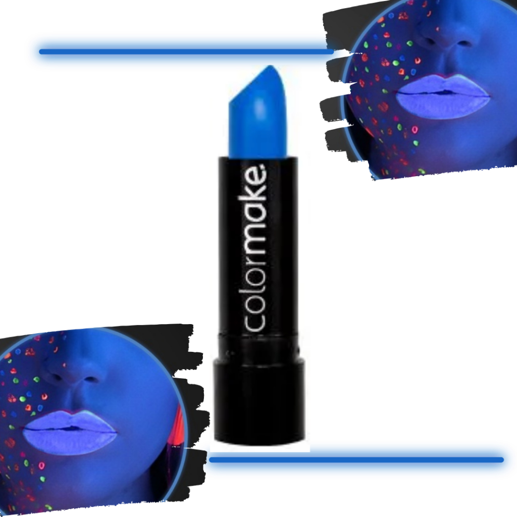 Batom Neon Azul Colormake | Shopee Brasil