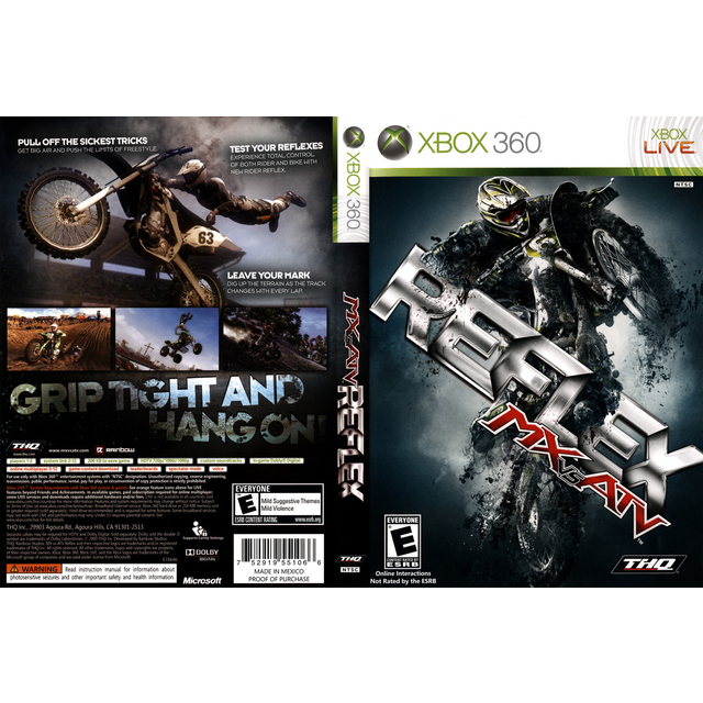 MX vs ATV Reflex P/ XBOX360 (LTU/LT/JTAG/RGH) | Shopee Brasil