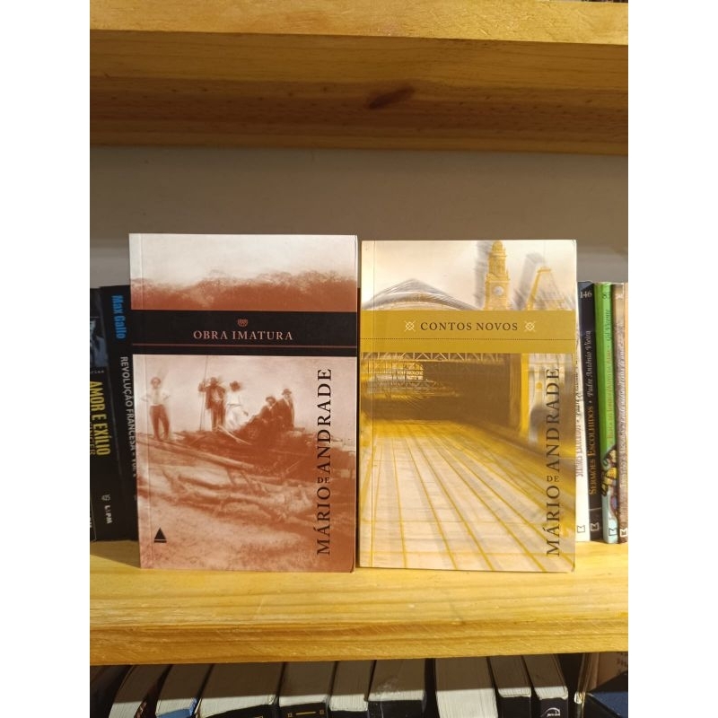 Obra Imatura + Contos novos - Mário de Andrade (KIT DOIS LIVROS ...