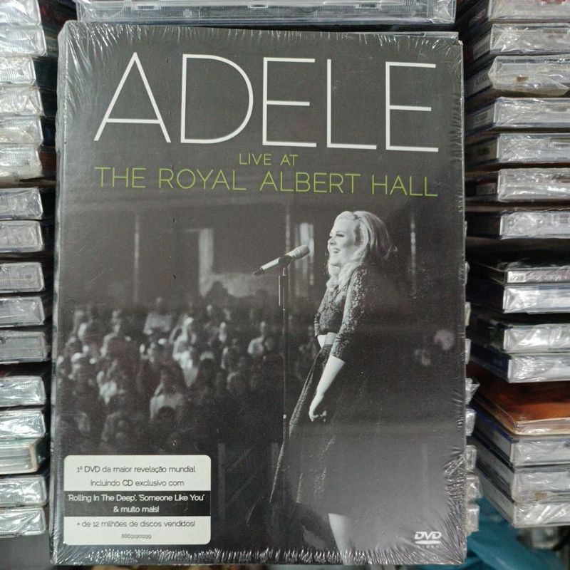 CD + DVD ADELE LIVE AT THE ROYAL ALBERT HALL.. | Shopee Brasil
