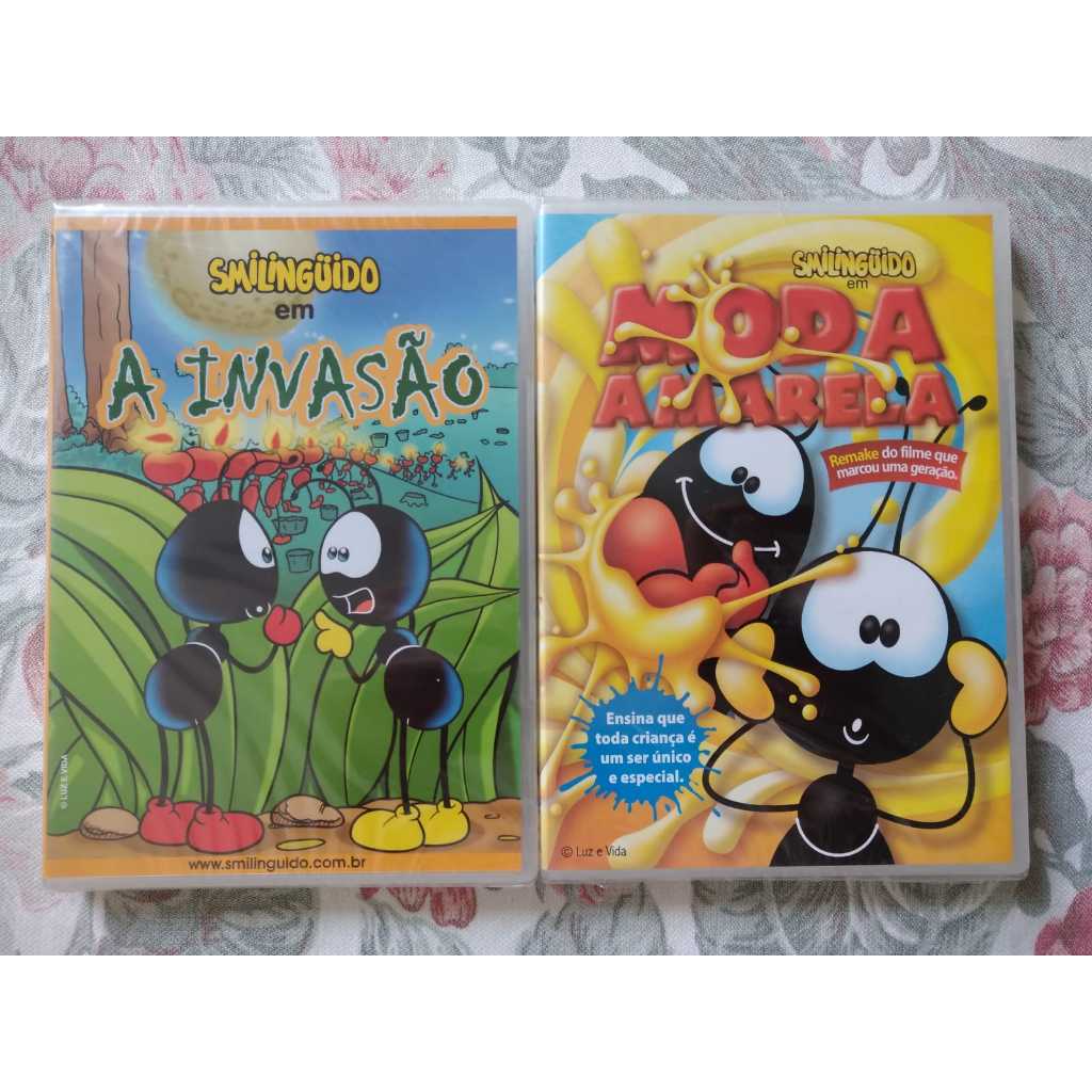 KIT DVDS SMILINGUIDO - LACRADOS | Shopee Brasil