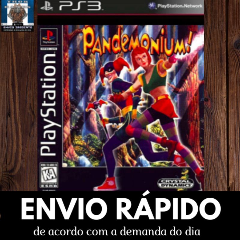 Pandemonium! Classico Ps1 Jogos Ps3 Playstation 3(PSN) | Shopee Brasil