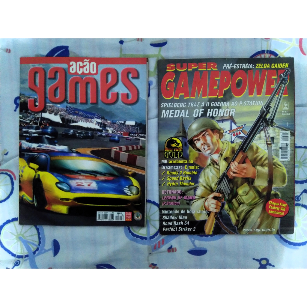 Revista Ação Games Nº 148 + Revista Super Game Power Nº 67 - Escorrega ...