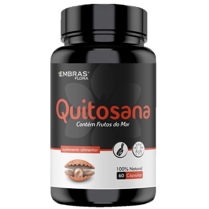 Quitosana 60cáp Embrasflora | Shopee Brasil