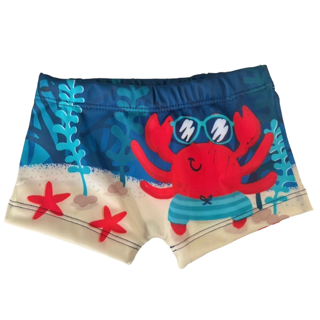 Sunga Boxer Bebê e Infantil com ajuste na cintura e toda forrada e com ...