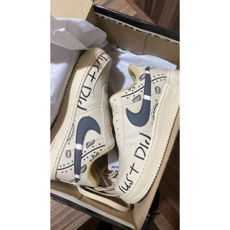 TÊNIS JUST DID JUST DO IT CREME CACTUS JACK | Shopee Brasil