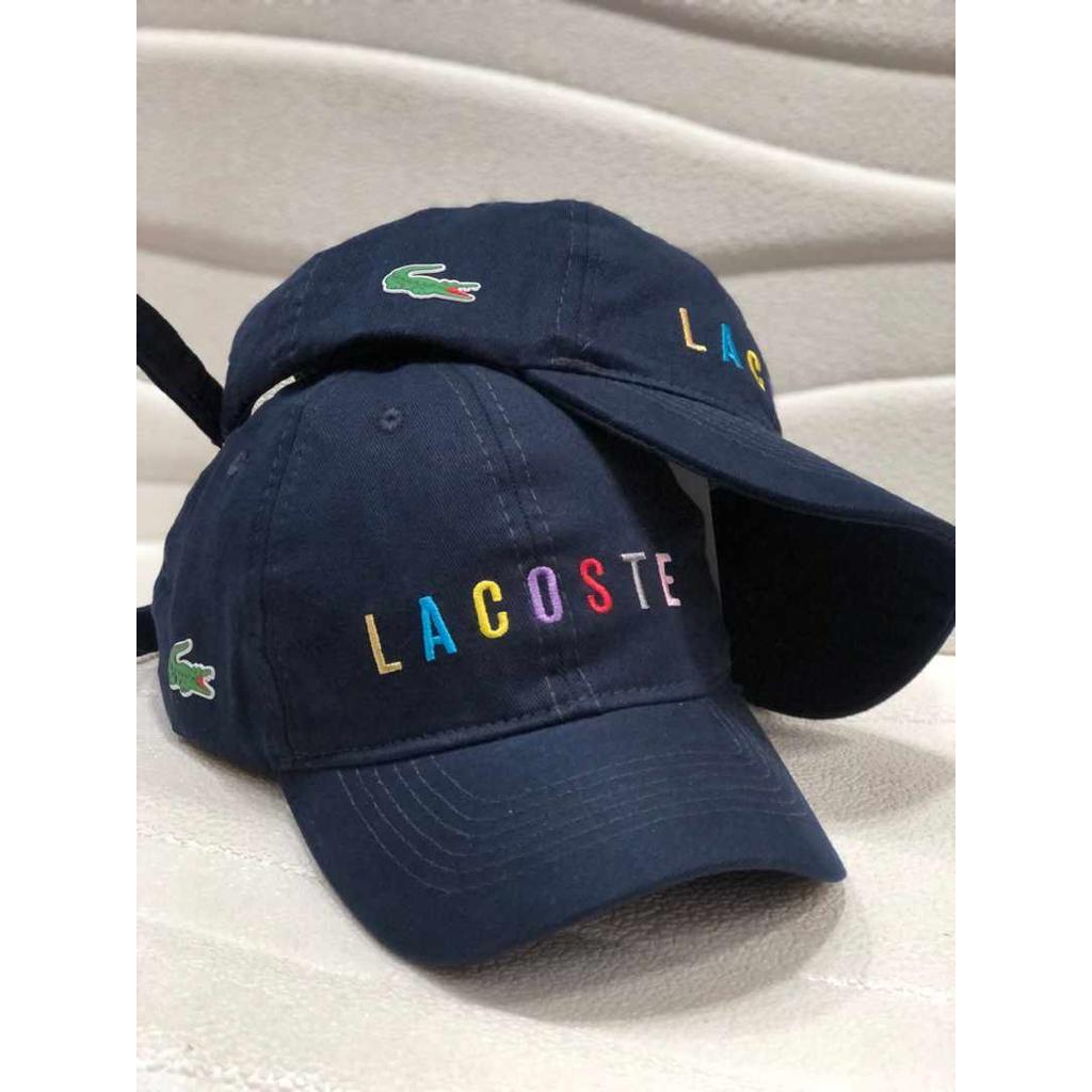 BONE DA LACOSTE LETREIRO EDIÇÃO ILIMITADA | Shopee Brasil