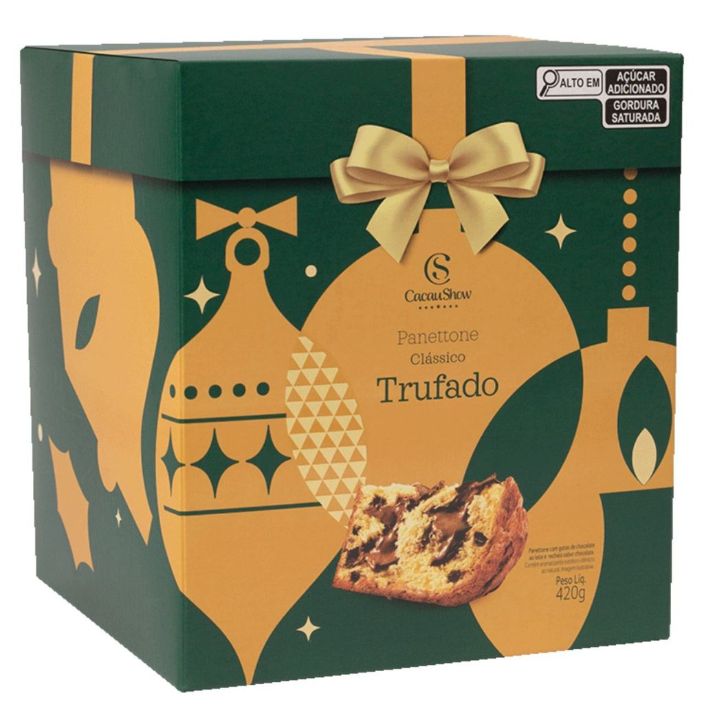 Panetone Trufado Cacau Show chocolate ao leite 420g | Shopee Brasil Panetone Trufado Cacau Show chocolate ao leite 420g | Shopee Brasil