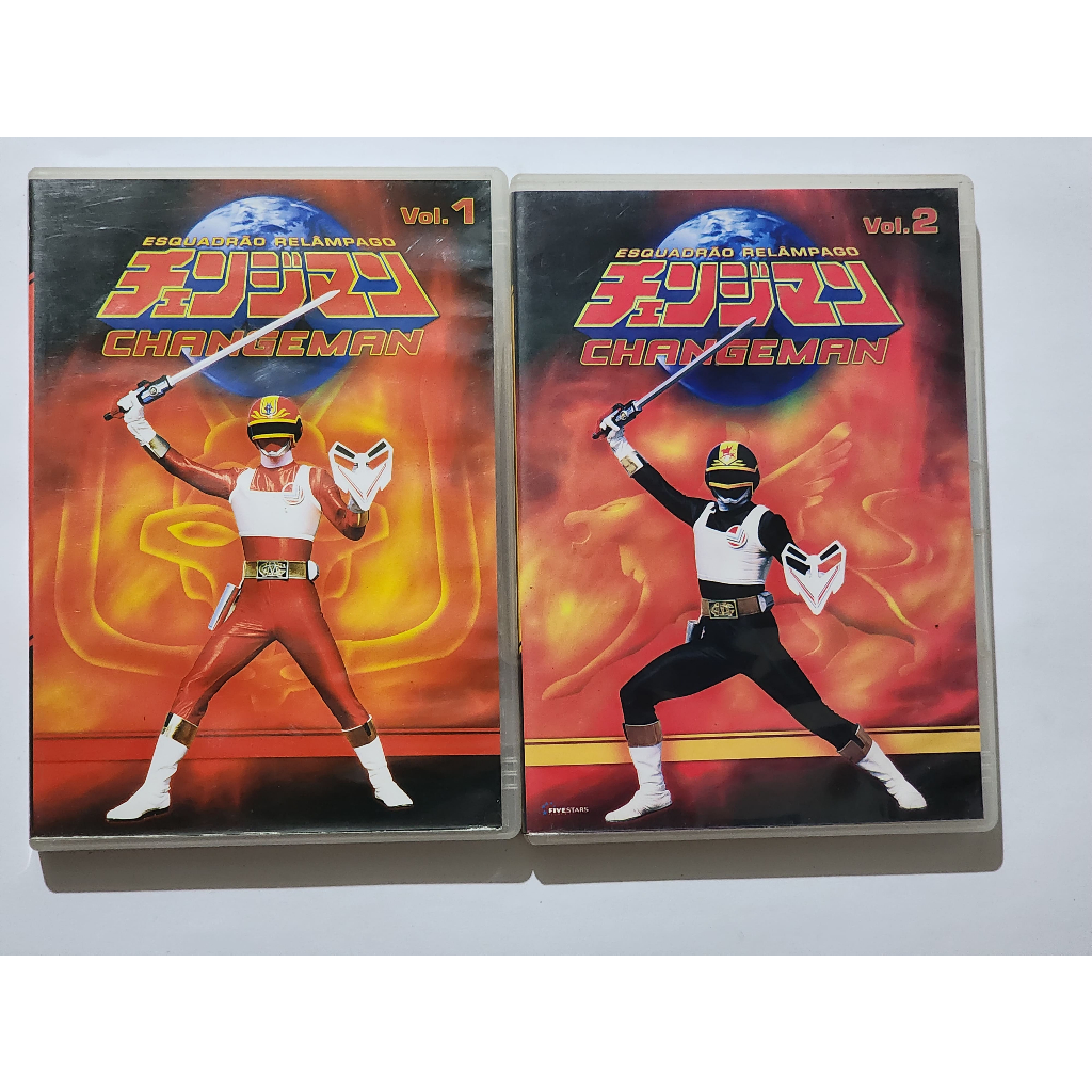 dvd changeman vol 1 e 2 originais | Shopee Brasil