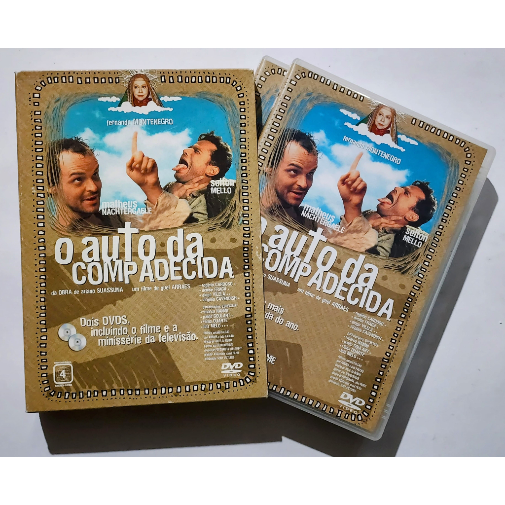 dvd box o auto da compadecida original duplo | Shopee Brasil
