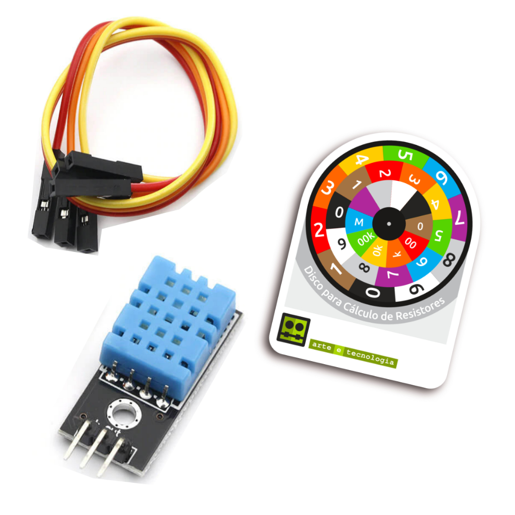 Modulo / Sensor Dht11 Temperatura E Umidade - Arduino | Shopee Brasil