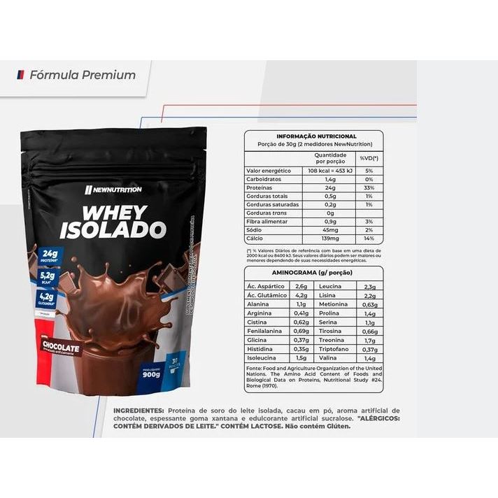Whey Protein Isolado New Nutrition | Shopee Brasil