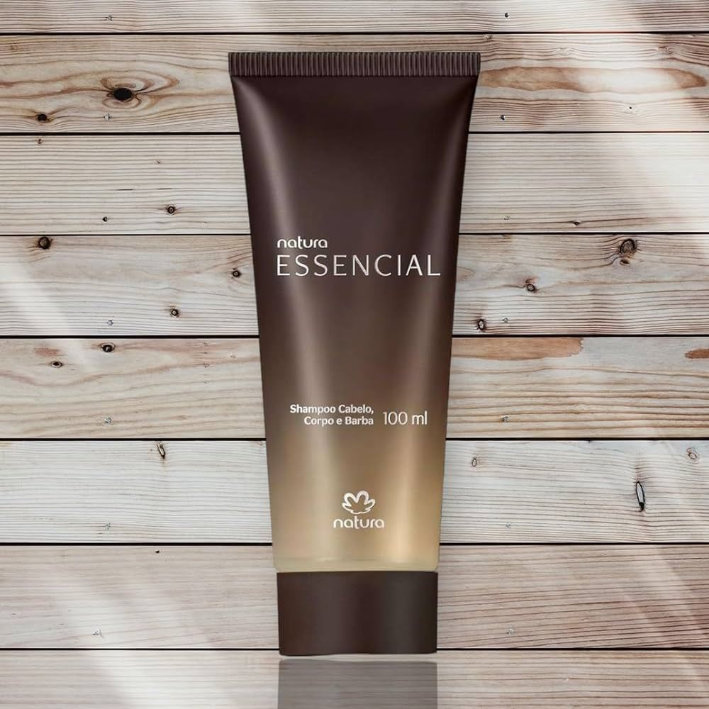 Shampoo Essencial Masculino Tradicional 100 ml, Cabelo e Corpo, Natura ...