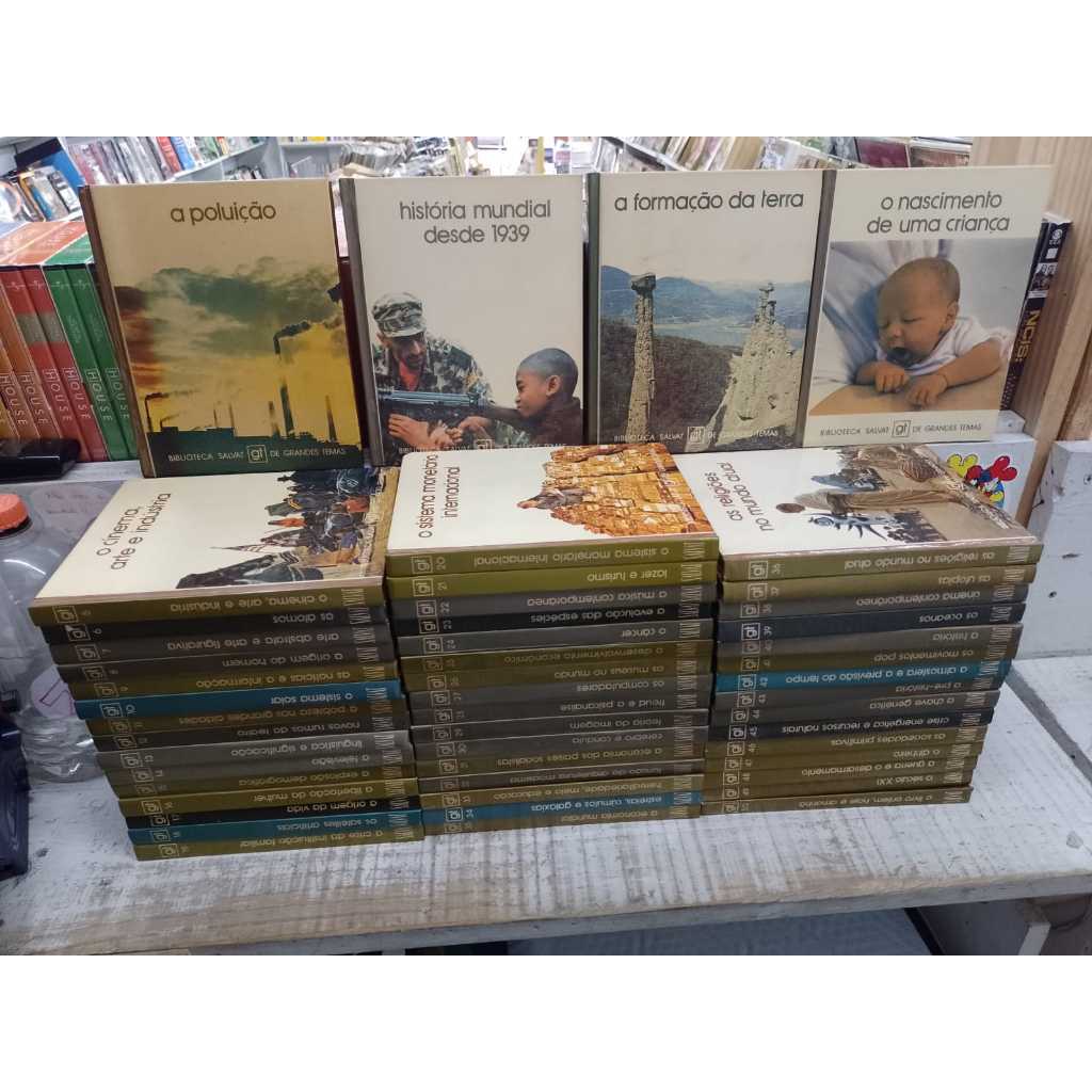 Coleção Biblioteca Salvat De Grandes Temas 100 volumes completa em ...
