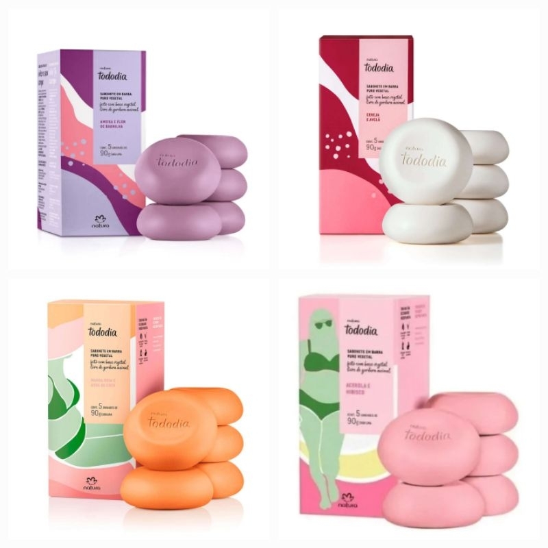 Kit 4 Caixas Sabonete Todo Dia Natura Shopee Brasil