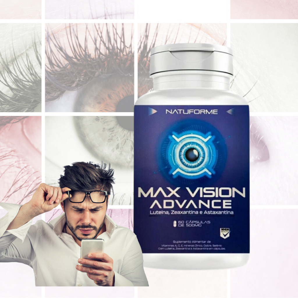 Luteina astaxantina e zeaxantina Max vision 60 capsulas 500mg vitamina pra olhos | Shopee Brasil