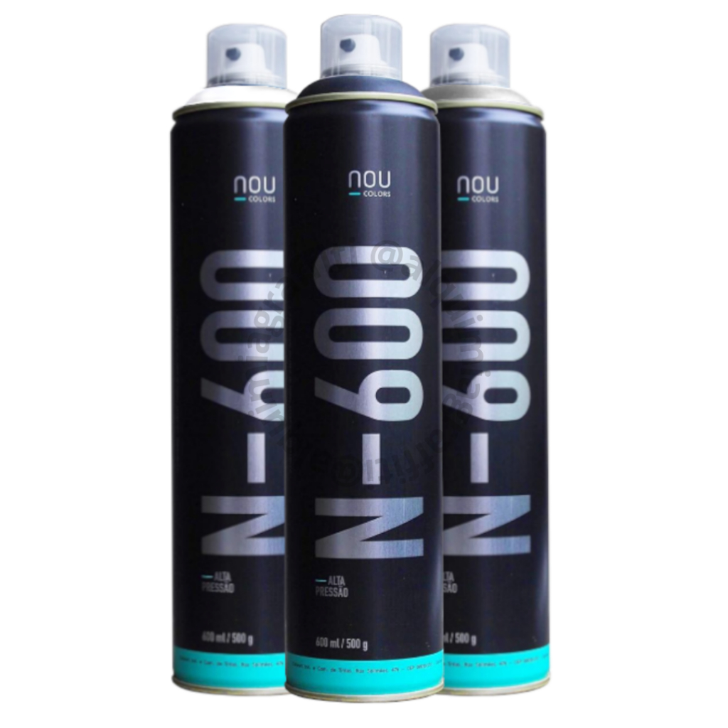 Lata de Spray NOU N600 (Cores) - Alta pressão - Graffiti | Shopee Brasil