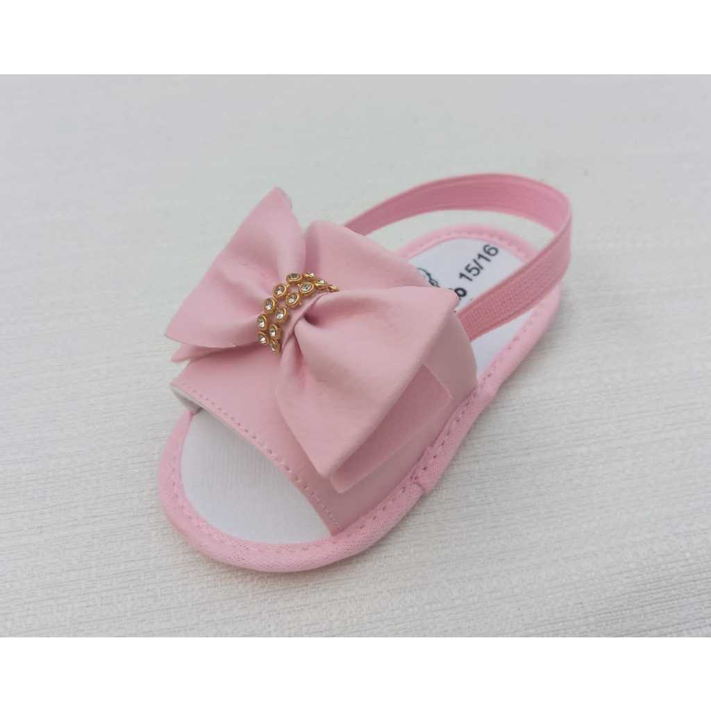 chinelo de bebe menina bebezinho fofo batizado criança chinelinho ...